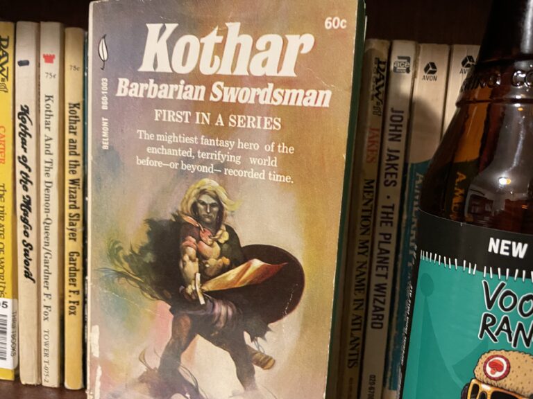 Kothar — Barbarian Swordsman. Wings and Beer S&S – Ken Lizzi